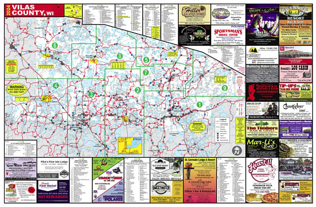 Trail Map / Links – Snobunnies Snowmobile Club